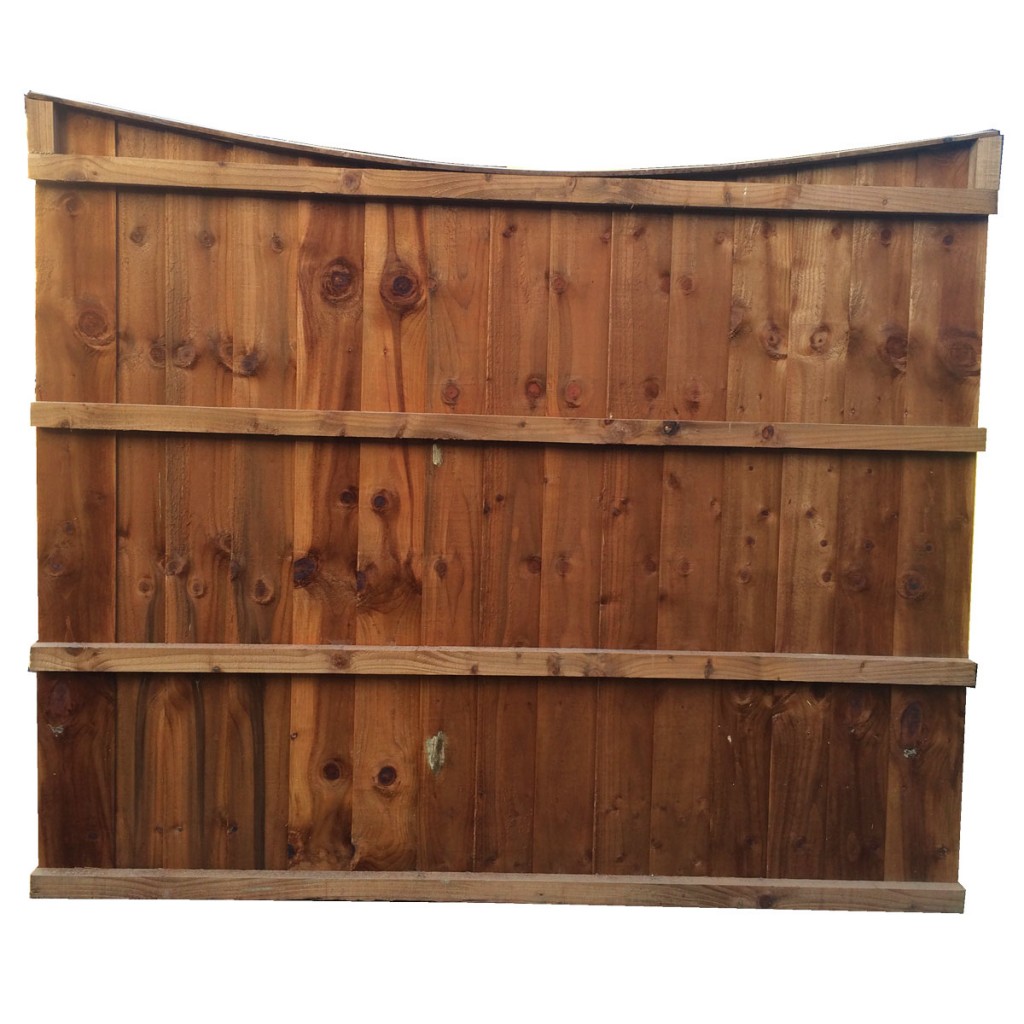 Scooped Weather Board Panel - Mersey Fencing Ltd